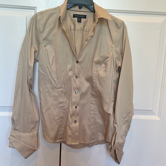 Banana Republic | Tops | Tan Button Down Dress Shirt | Poshmark